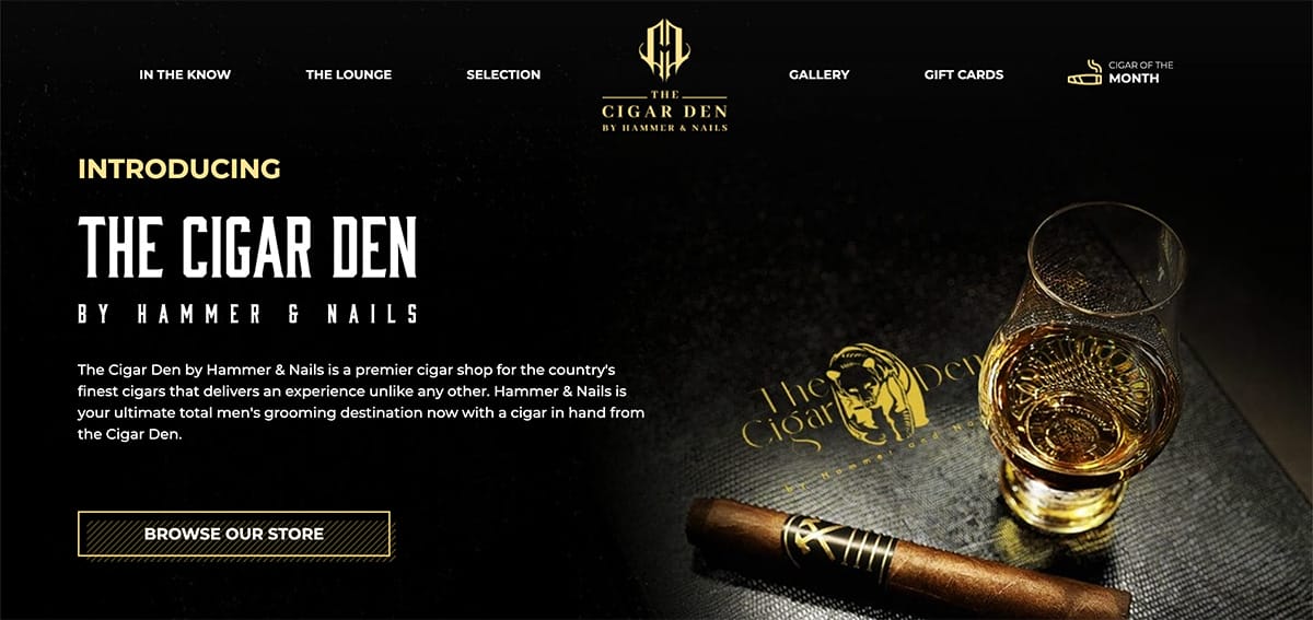 Cigar Den - Hammer & Nails